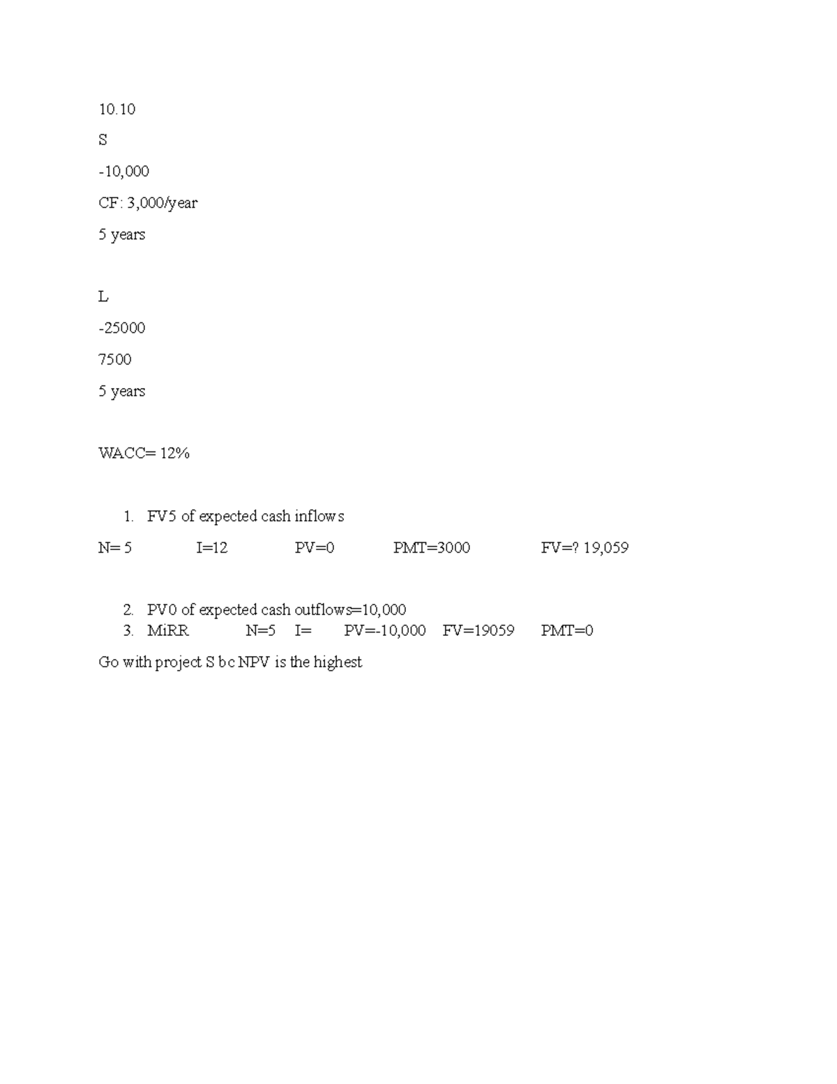 Ch10 L2 - Chapter10 End of chapter problems answers, the problems ...