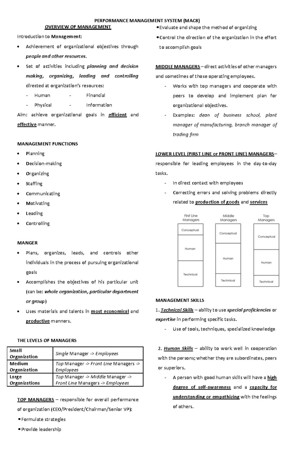 MAC 8 Reviewer - The purpose of this course is to understand the ...