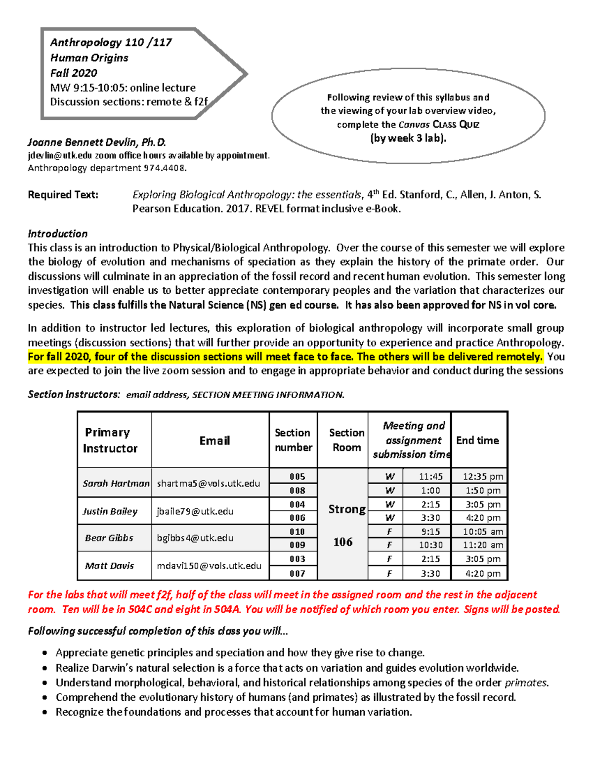 110 Devlin F 2020-1 project - Joanne Bennett Devlin, Ph. jdevlin@utk ...