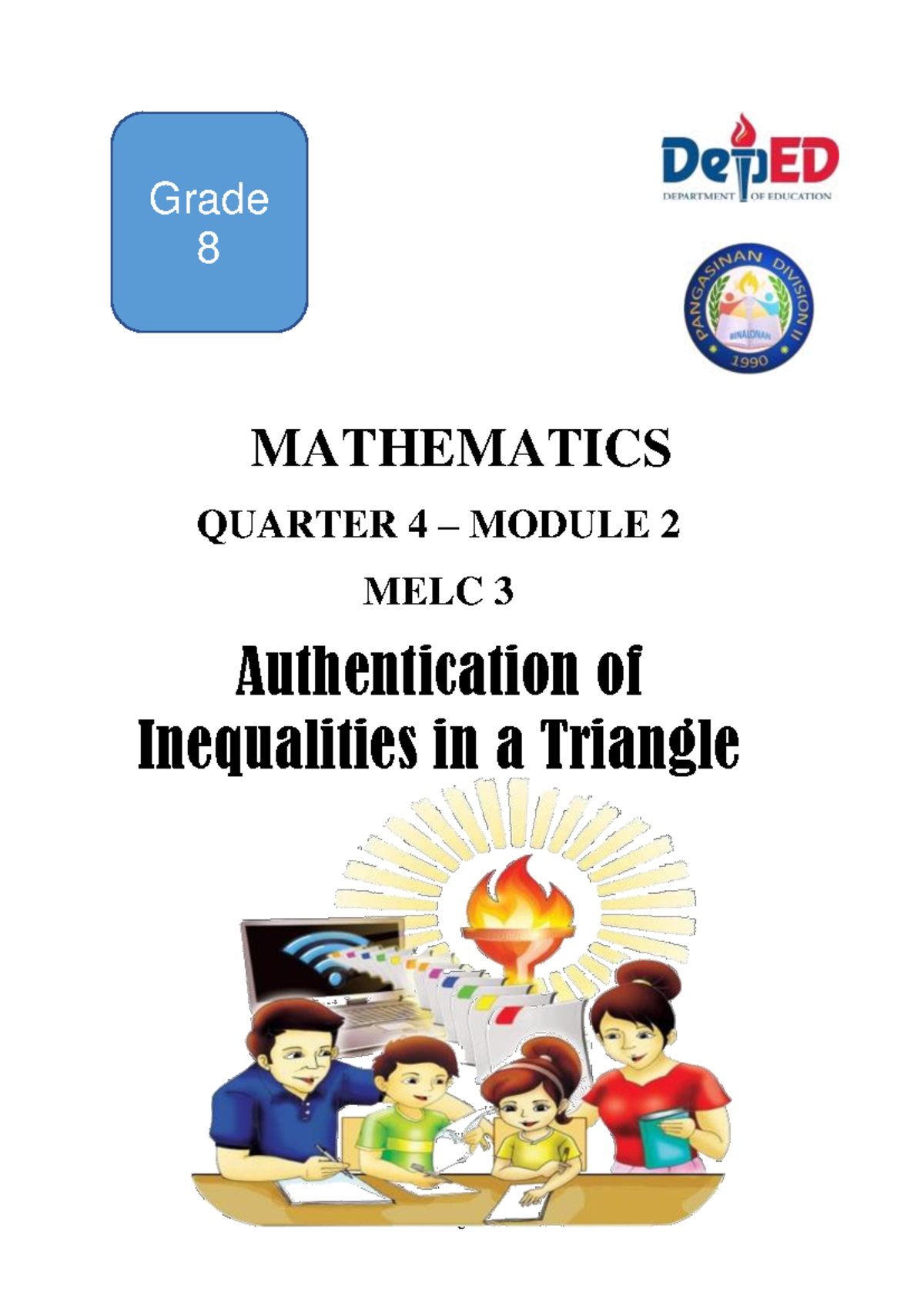 A4 G8 Q4 Module 2 MELC-3 - adsdasdasd - MATHEMATICS QUARTER 4 – MODULE ...