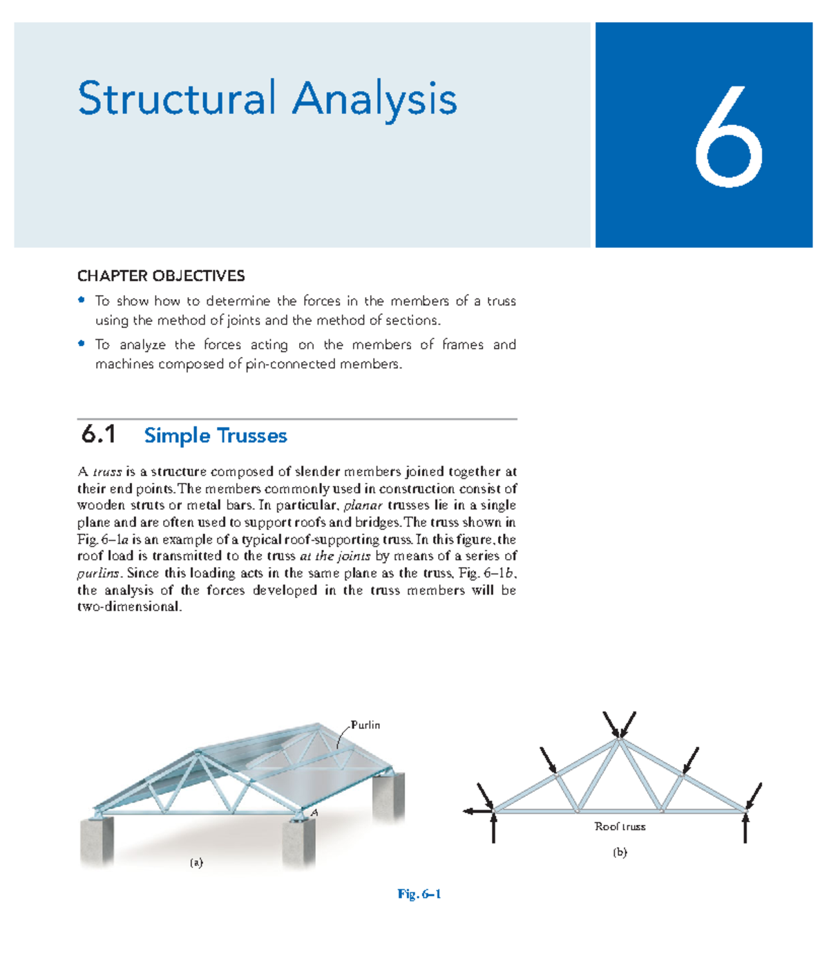 Ch-06 - Done - Structural Analysis CHAPTER OBJECTIVES To show how to ...
