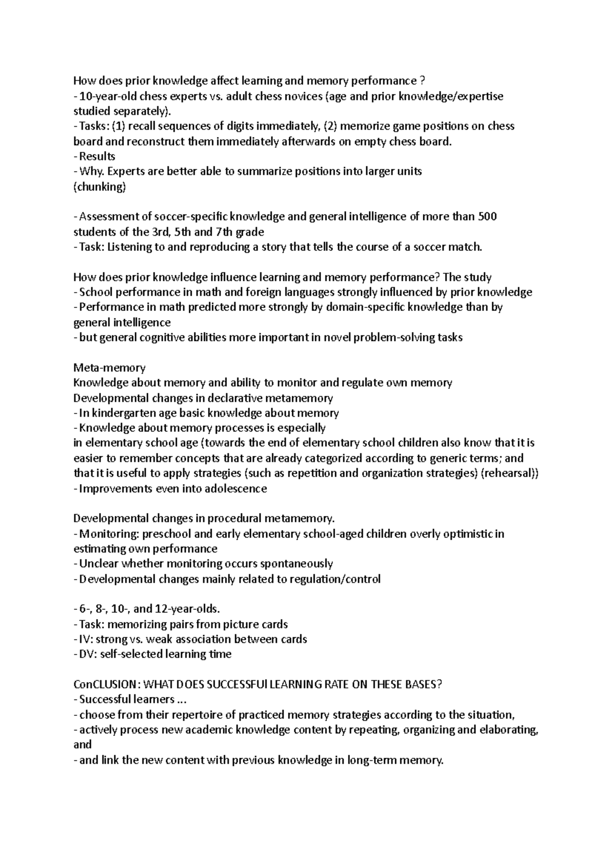 How does prior knowledge affect learning and memory performance - How ...