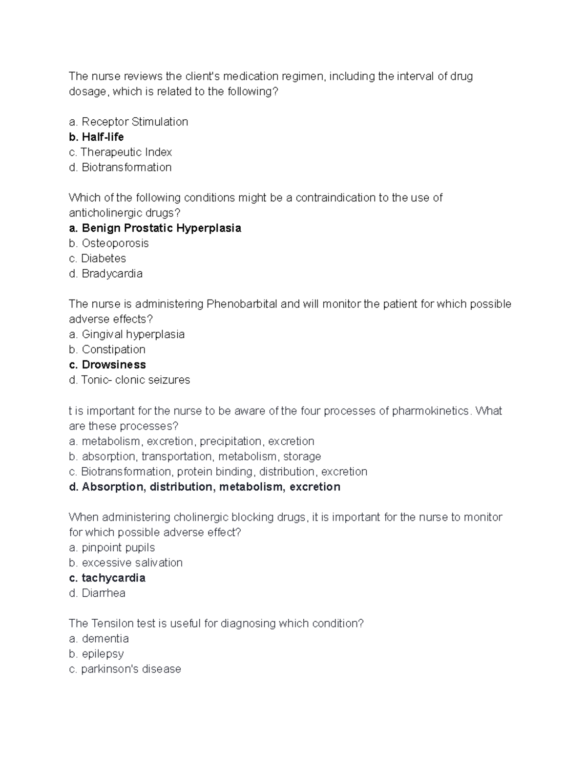 Intro to Pharm Practice Questions Solutions - The nurse reviews the ...