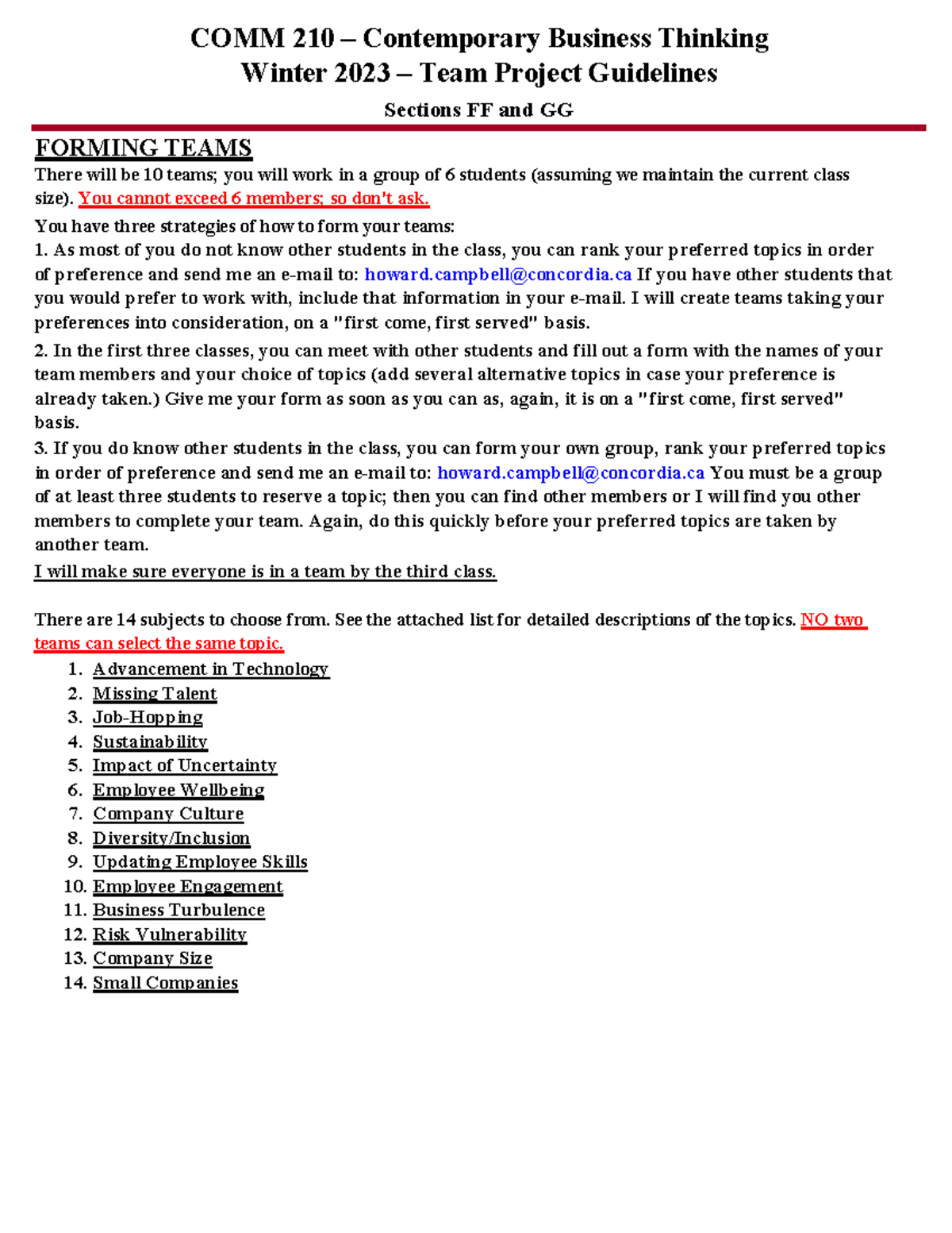 Project Description - NOTES - Advancement in Technology Missing Talent ...