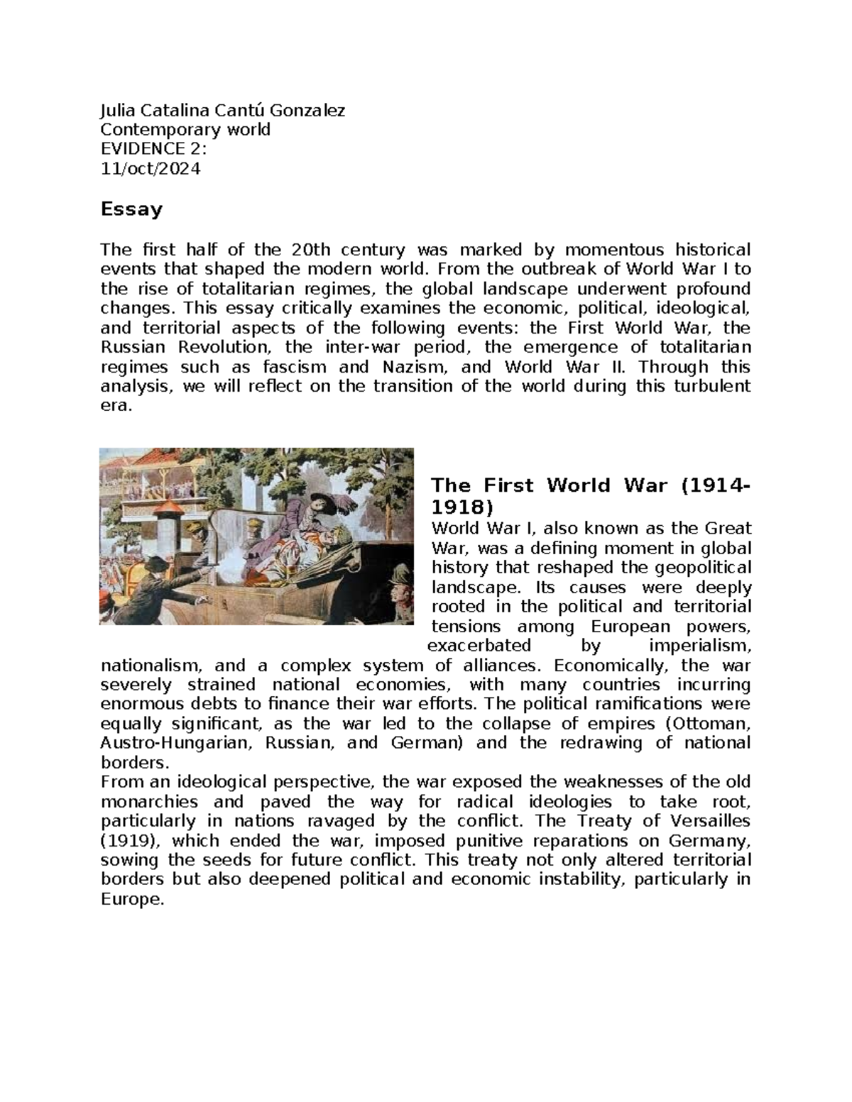 Evidence 2 Contemporary - Julia Catalina Cantú Gonzalez Contemporary ...