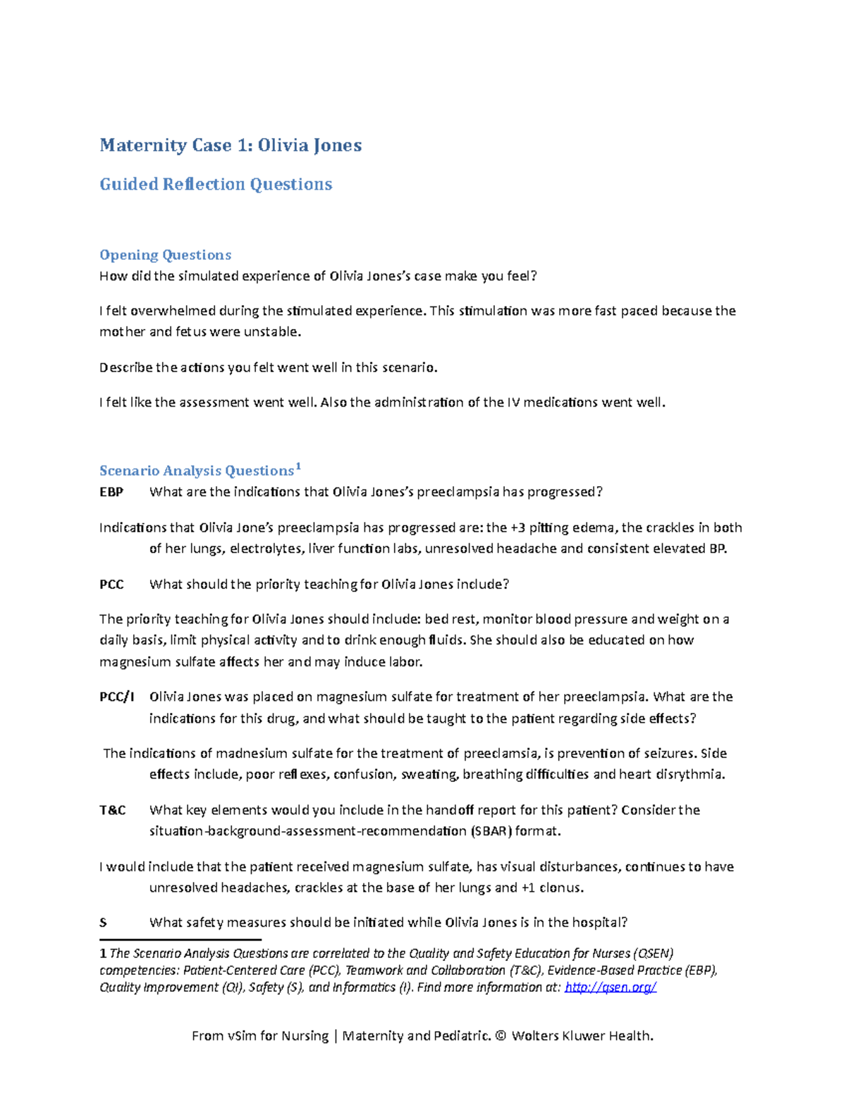 Olivia Jones Maternity Case 01 GRQ - Maternity Case 1: Olivia Jones ...