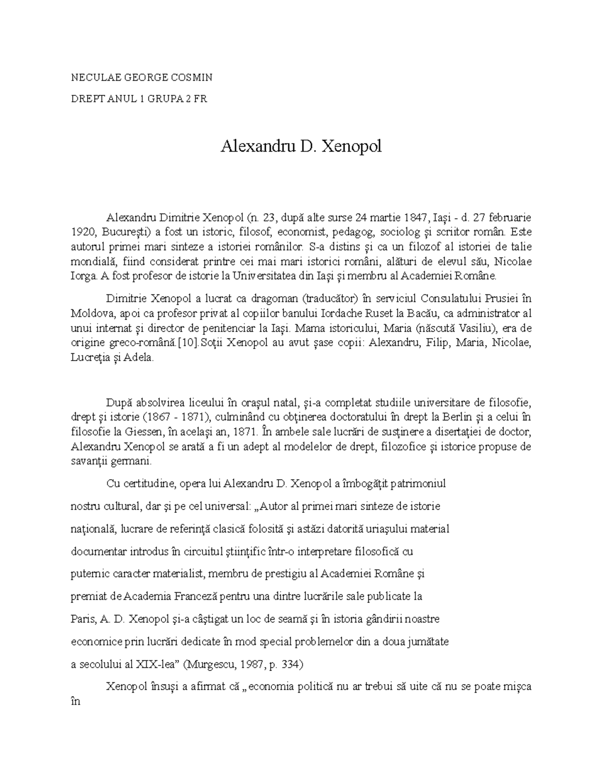 Nimic nu deschide - NECULAE GEORGE COSMIN DREPT ANUL 1 GRUPA 2 FR ...