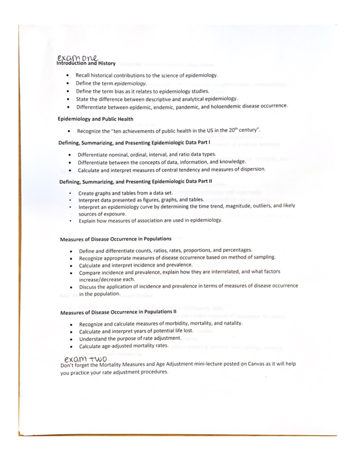 Final Exam study guide - exam one Introduction and History Recall ...