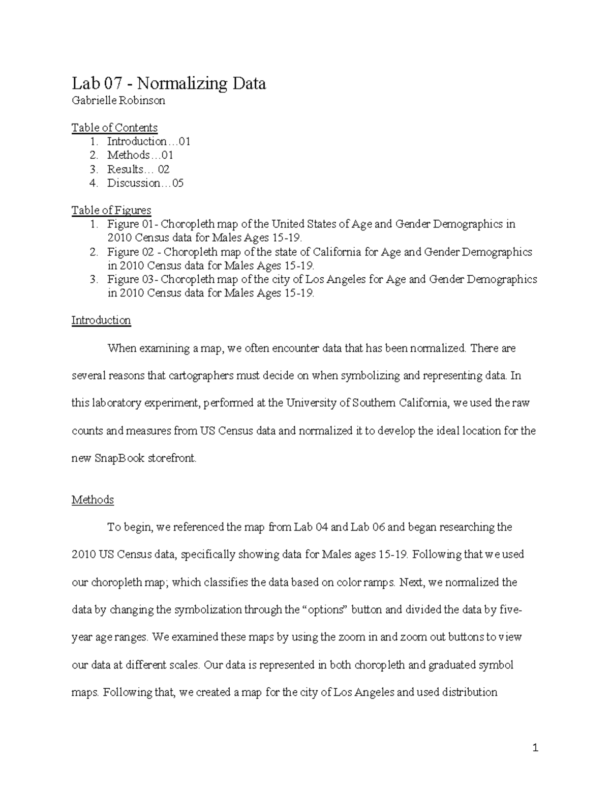Lab 07 - This was 1/7 labs this semester. - Lab 07 - Normalizing Data ...