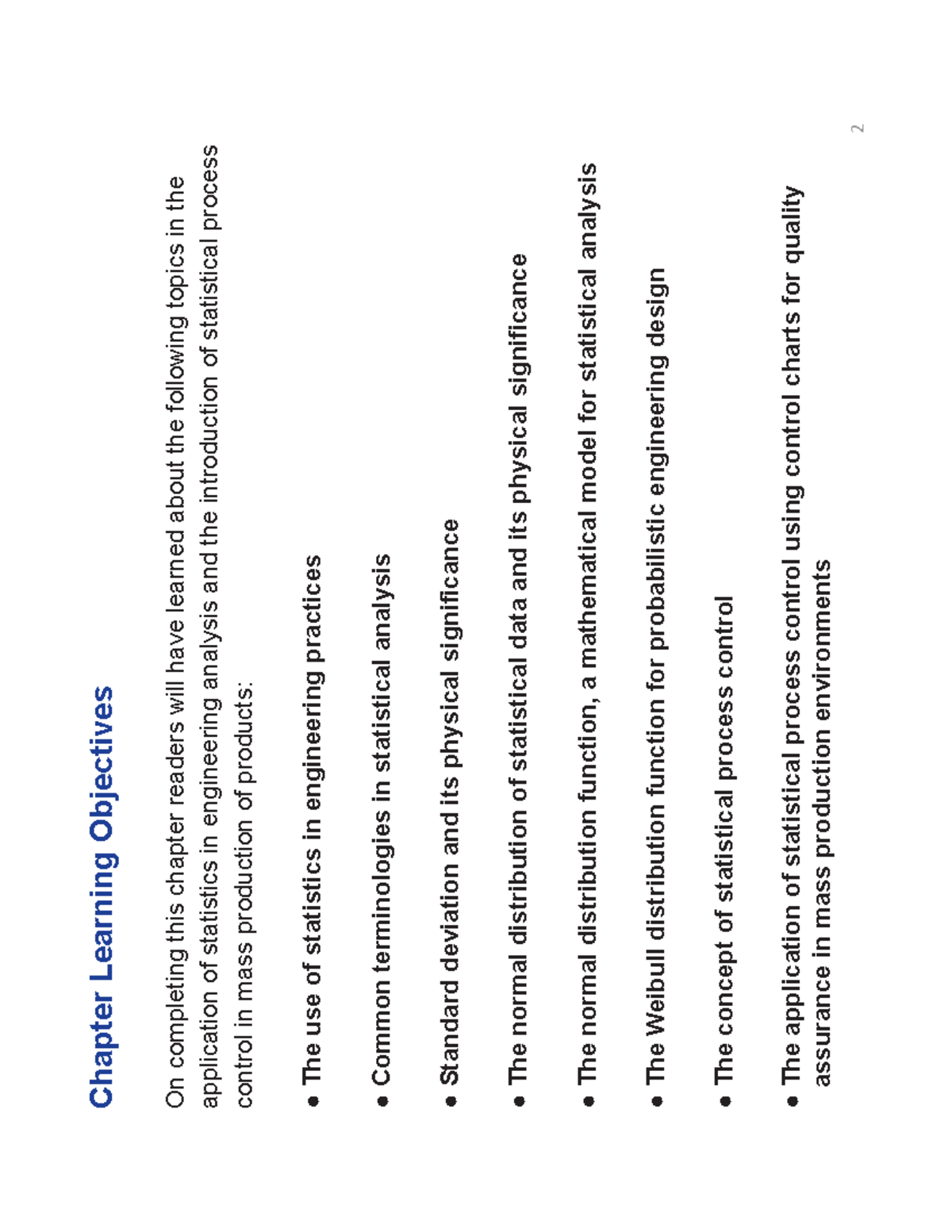 Engineering analysis p1 - ####### Chapter Learning Objectives On completing this chapter readers ...