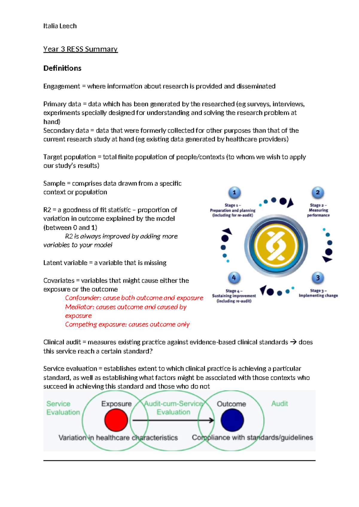Year 3 RESS Summary - Year 3 RESS Summary Definitions Engagement ...