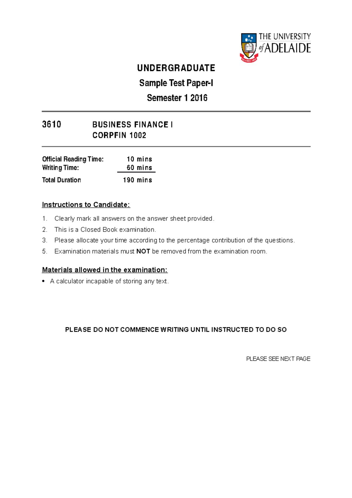 Sample/practice exam 2016, questions and answers Paper 1 ...