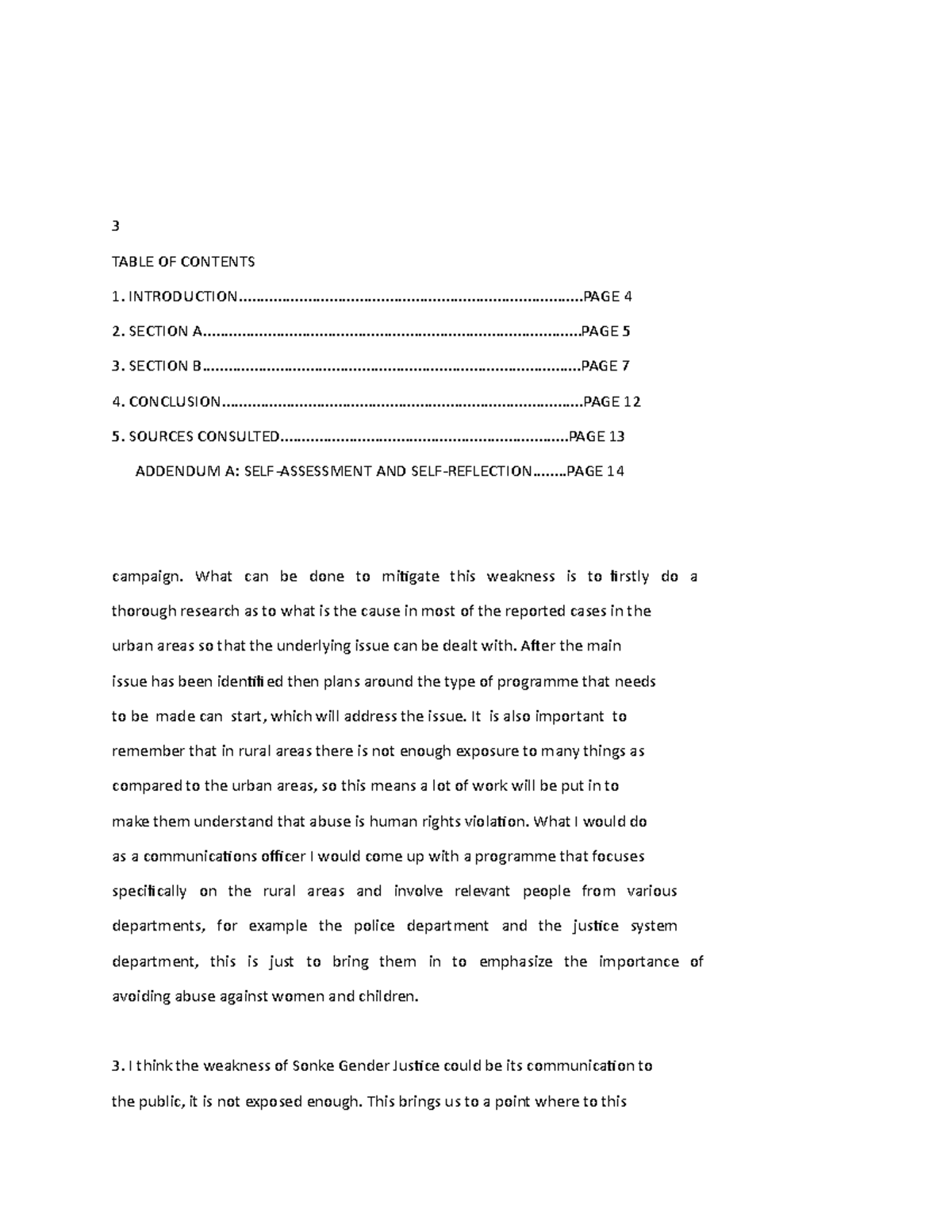 Document - Assignment 2 answer - 3 TABLE OF CONTENTS 1. - Studocu