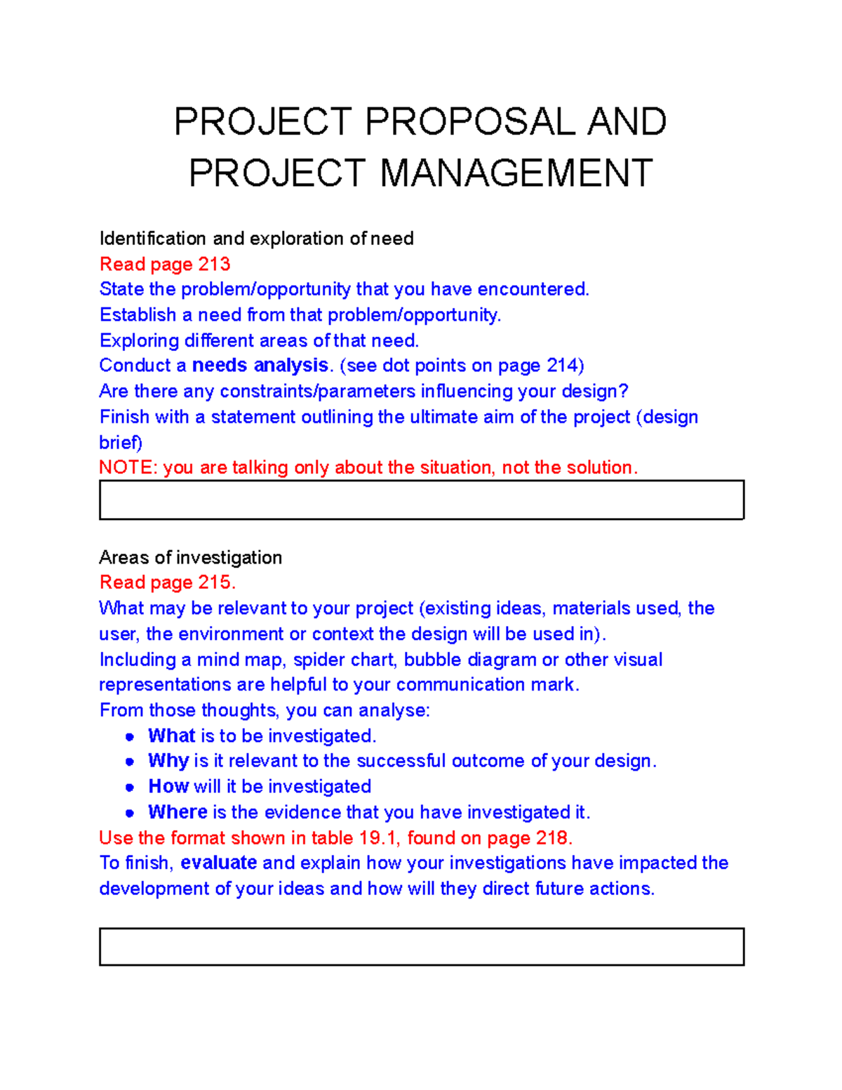 MDP Folio template - PROJECT PROPOSAL AND PROJECT MANAGEMENT ...