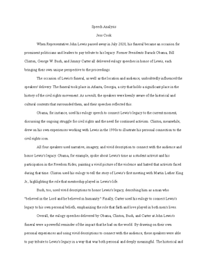 Ch 15 Reflection - n/a - Chapter 15 Reflection Jess Cook Special ...