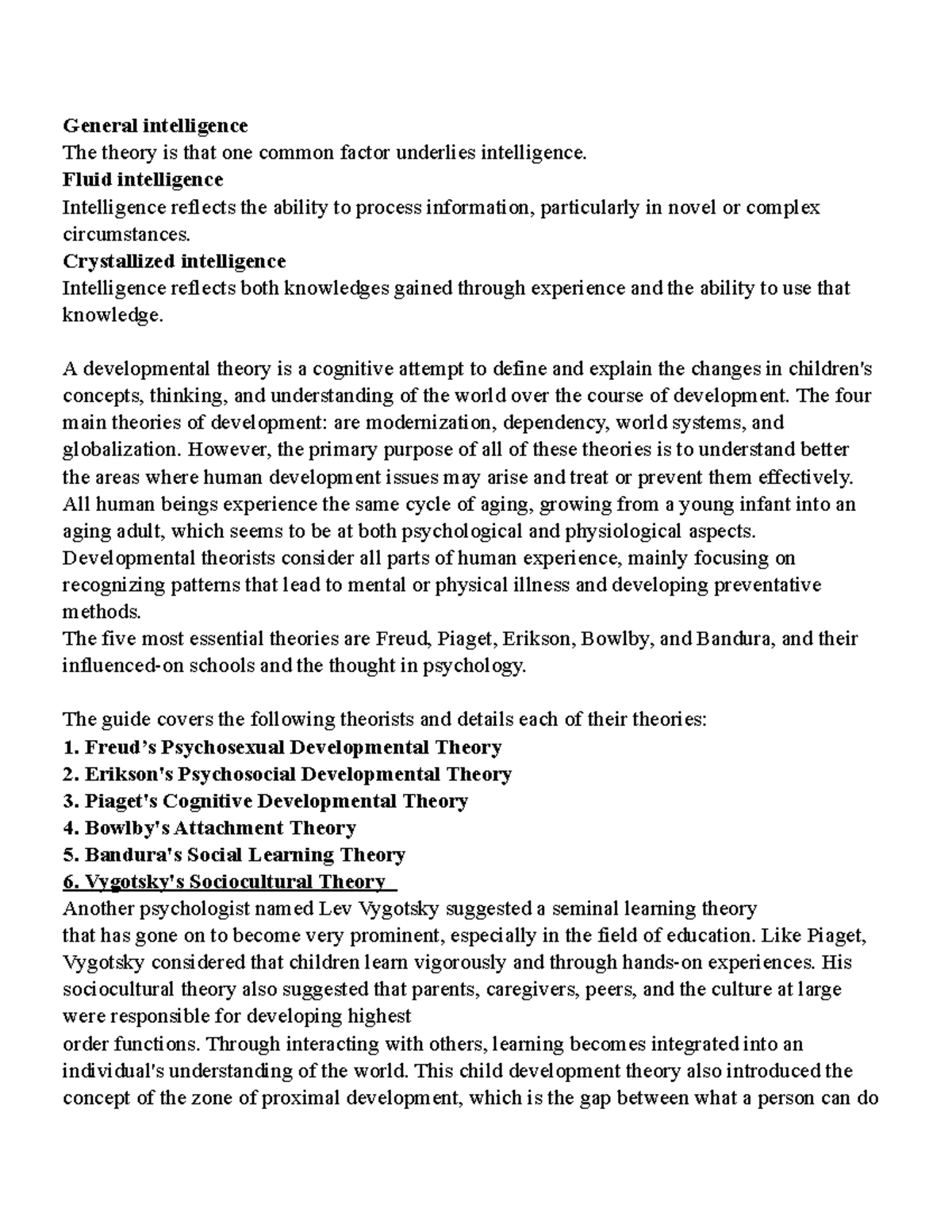 02182022 - General intelligence The theory is that one common factor ...
