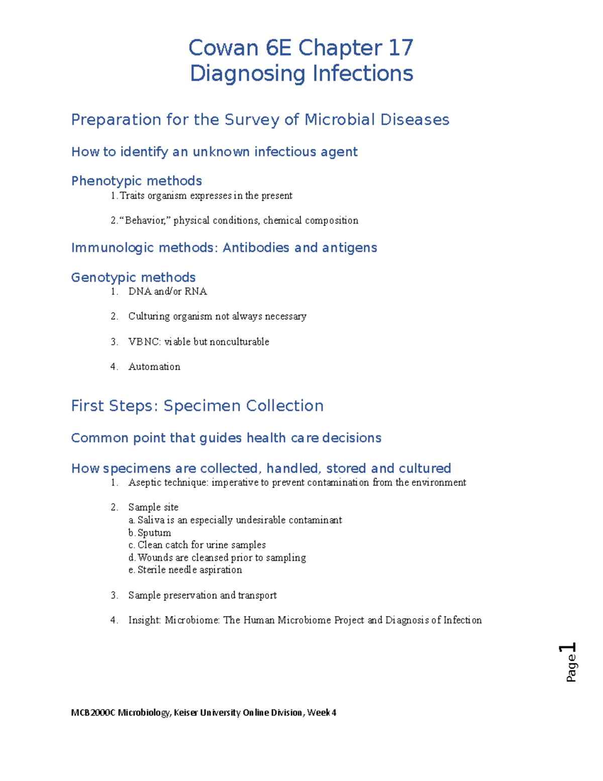 17 Study Guide 6E - Microbiogy: A Systems Approach, 6E cowan ...