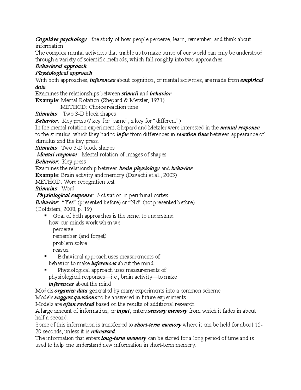 Cognitive Psychology 1 The Complex Mental Activities That Enable Us cognitive-psychology-1-the-complex-mental-activities-that-enable-us