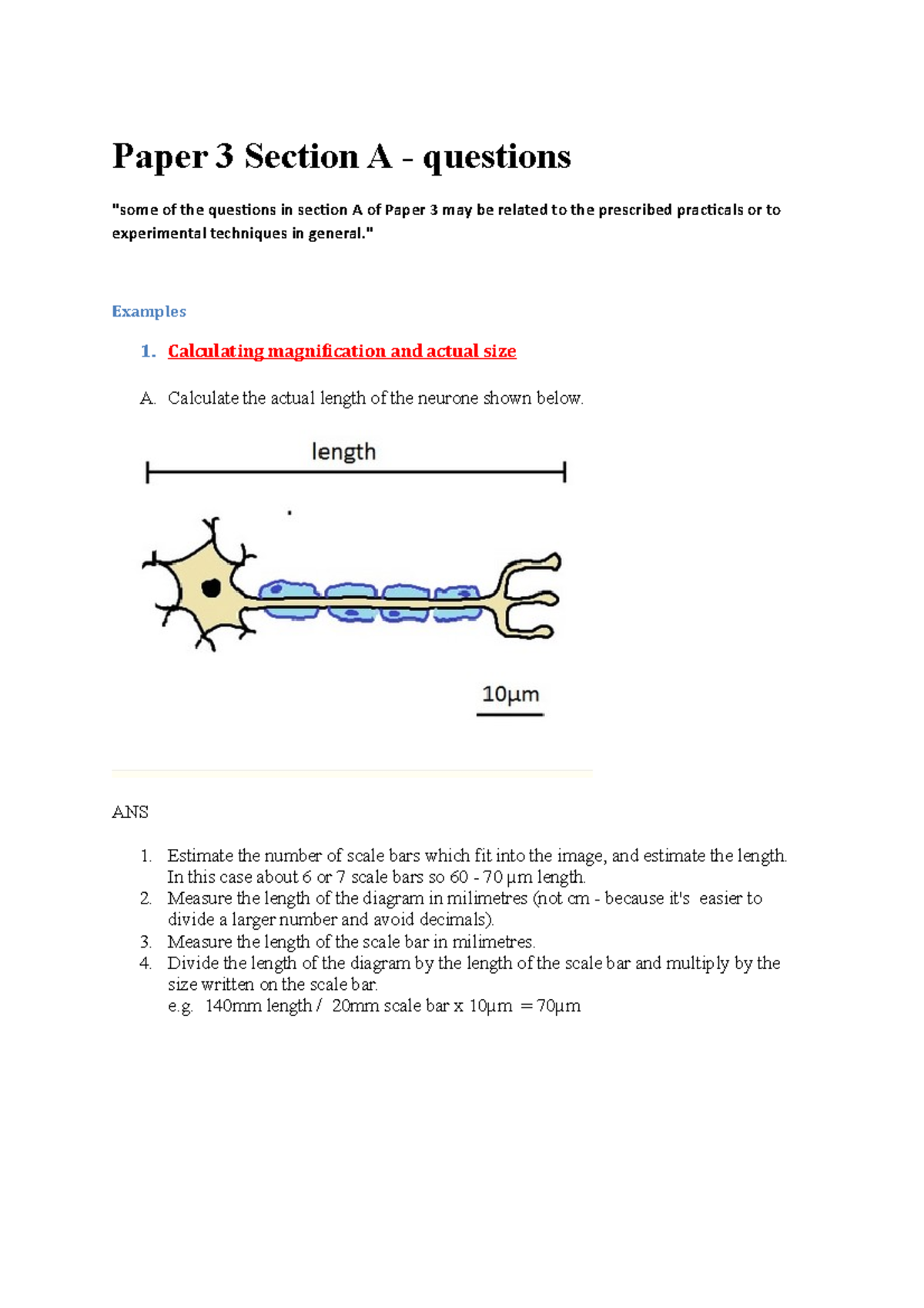 Paper 3 Section A - questions - Paper 3 Section A - questions "some of ...