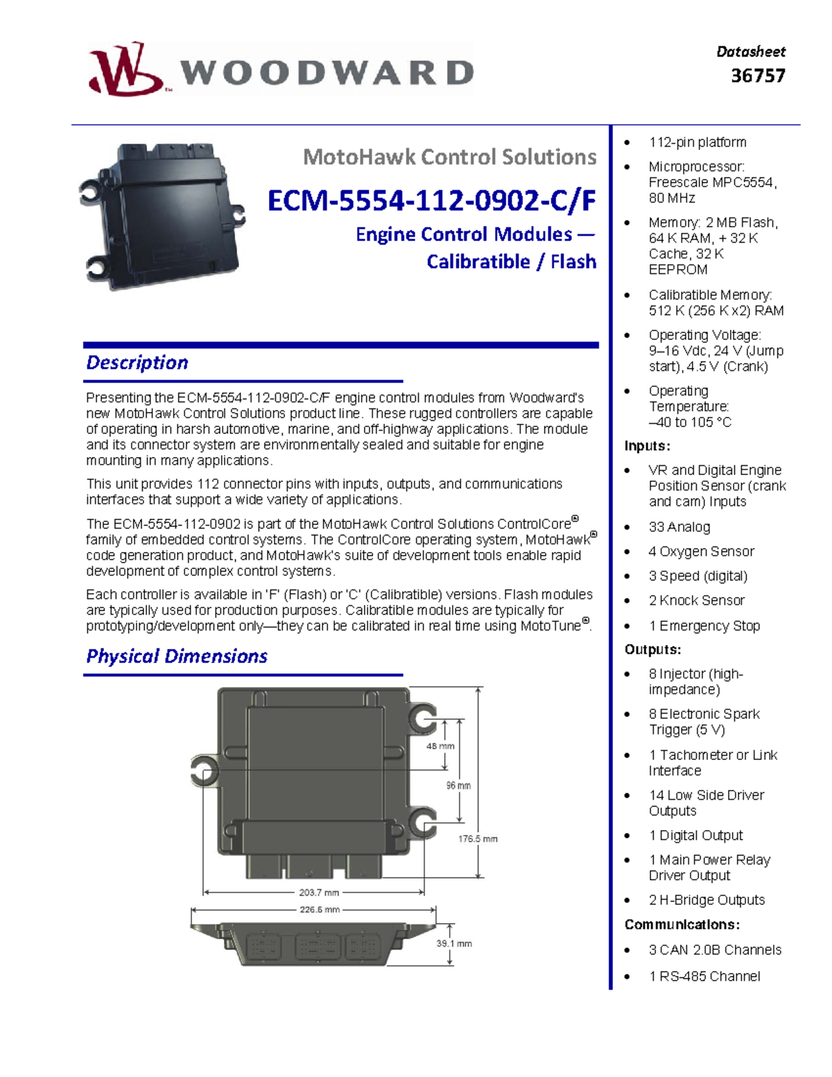 ECM 5554 112 0902 - PDF intéressant pour les étudiants - Datasheet ...