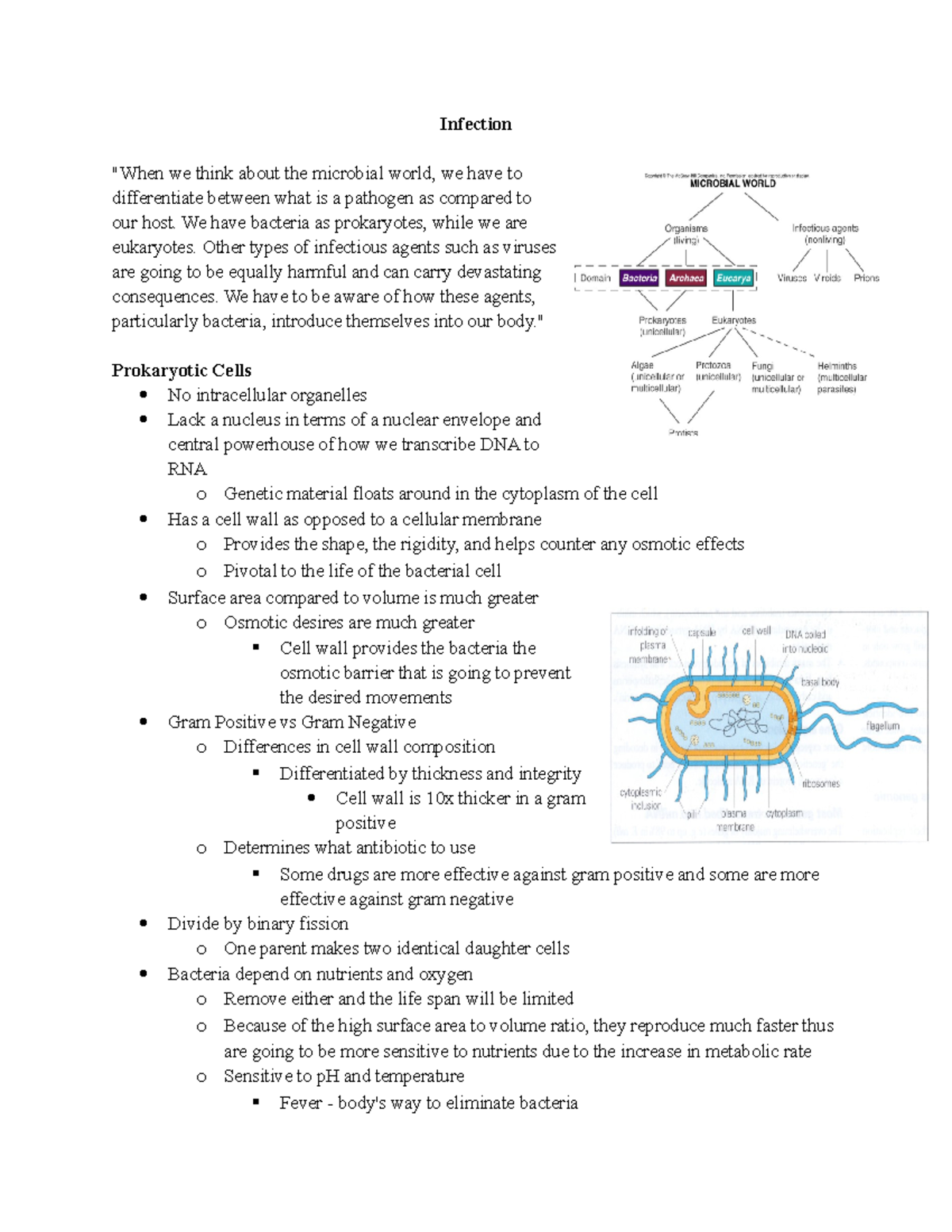 Lecture 7 - Infection "When we think about the microbial world, we have ...