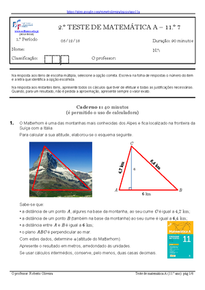 Trigonometria exercícios do matemática absolutamente - Matemática A ...
