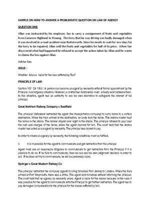 Collection OF Answer Schemes (LAW240) - TUTORIAL QUESTIONS / GROUP ...