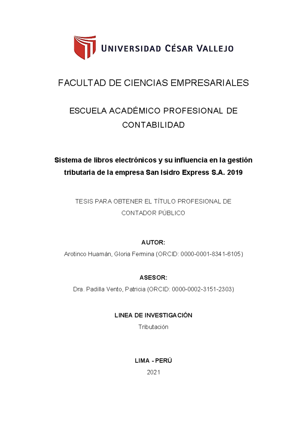 Arotinco HGF-SD - Resumen contabilidad y finanzas - FACULTAD DE ...