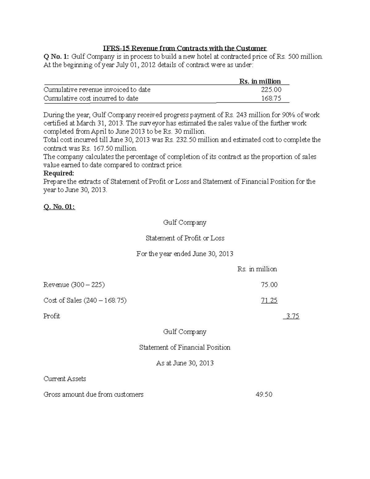 IFRS 15 Questions 18122020 051840 Pm IFRS 15 Revenue From Contracts