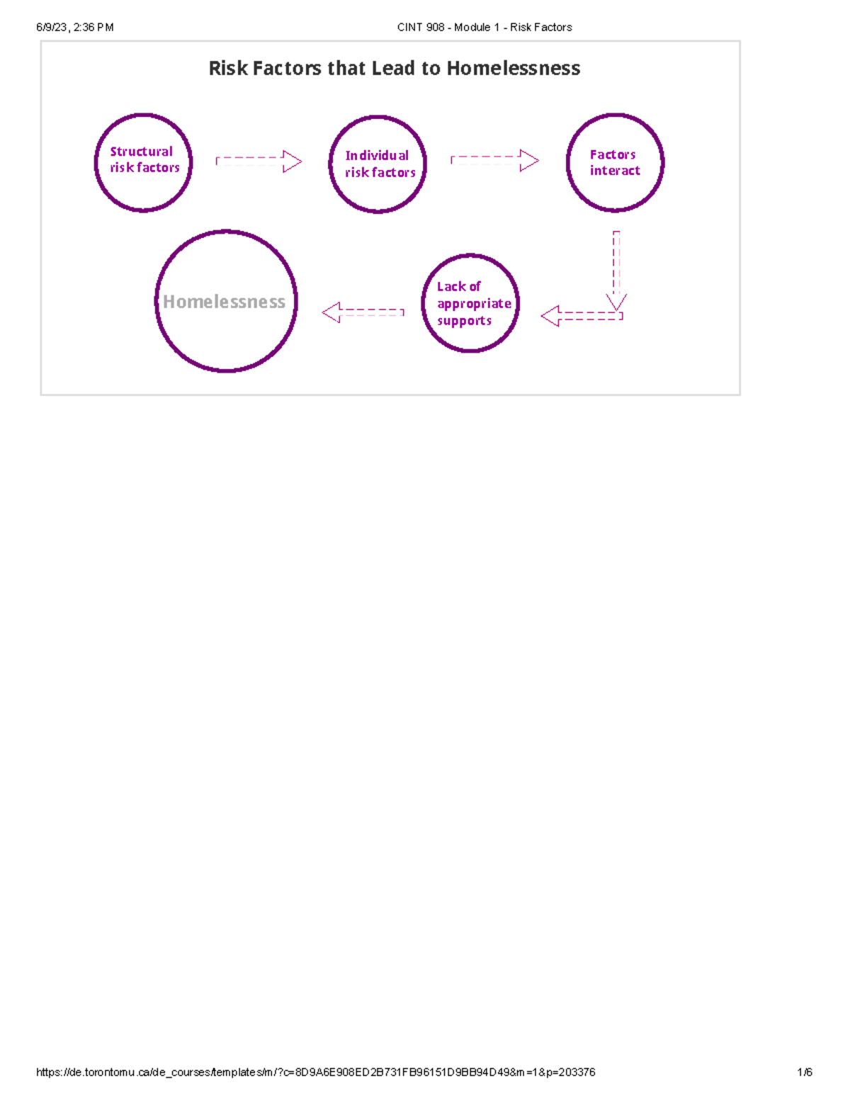 CINT908, Module 1 - Risk Factors for Homelessness - Risk Factors that ...