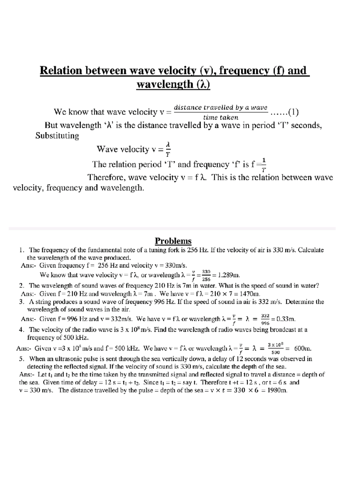 P5 - It's lecture note - Bsc Physics - Studocu