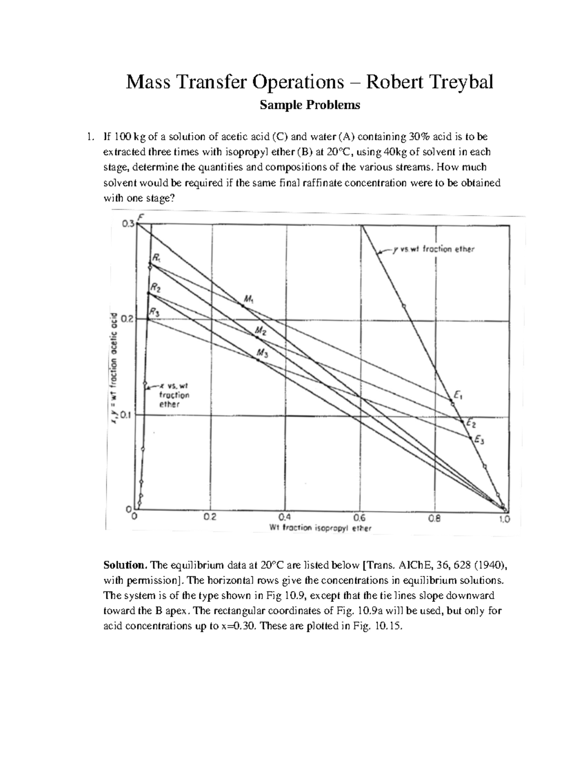 358864368 Liquid Liquid Extraction - Mass Transfer Operations – Robert ...