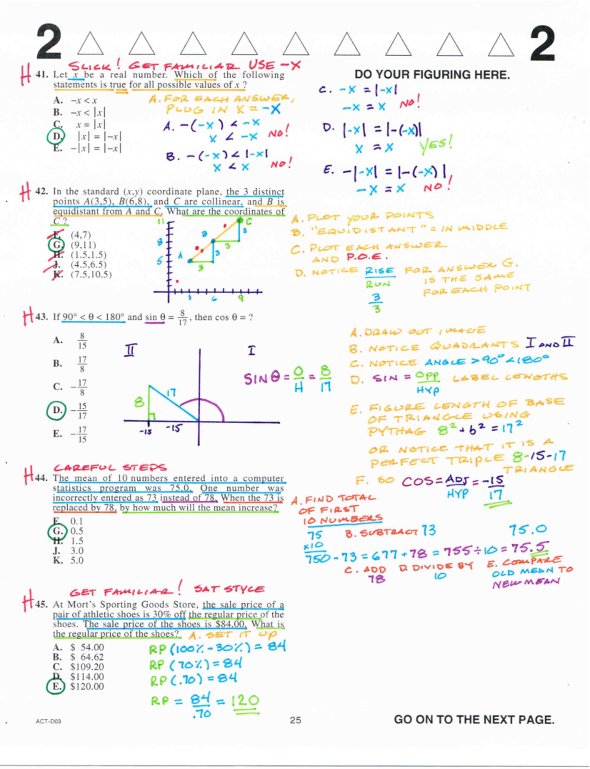 Solutions AD20 MATH Qs 41 60 - Studocu