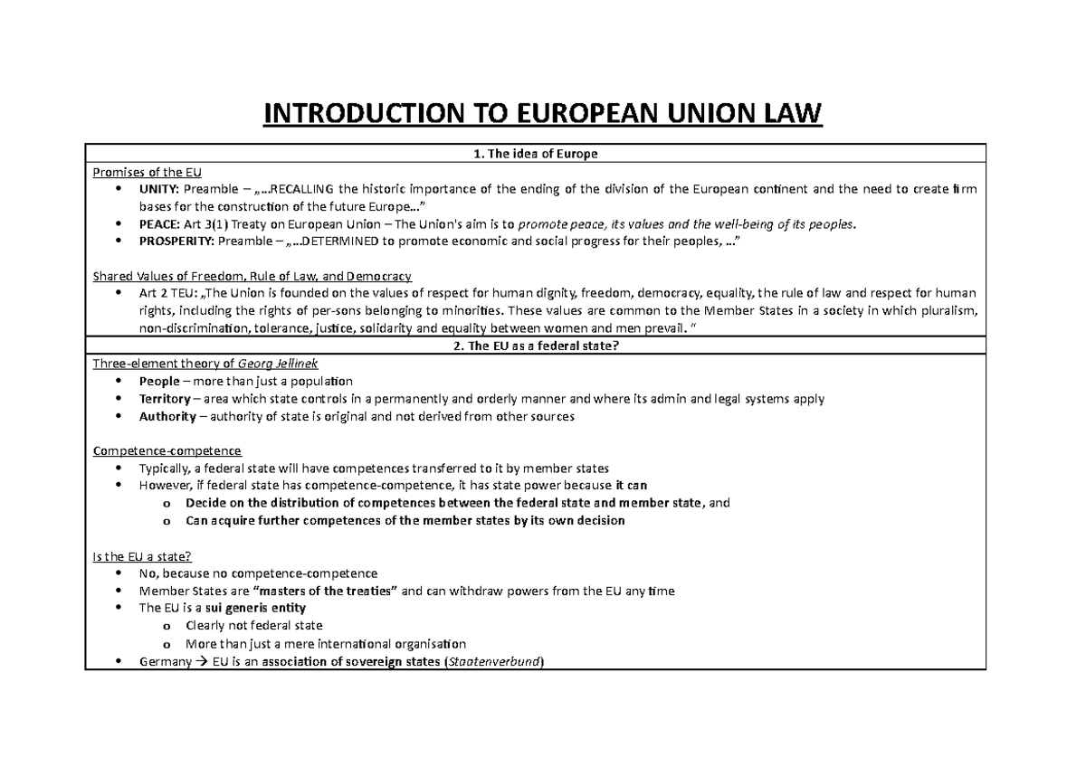 Revision cheatsheet - Short summary of general concepts - INTRODUCTION ...