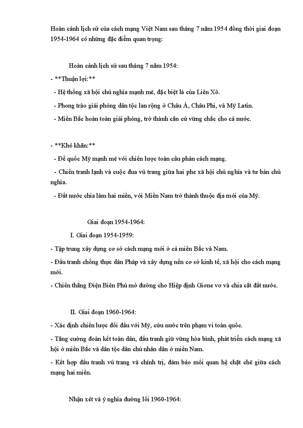 Lịch sử đảng - tóm tắt - xem qua đi - Hoàn cảnh lịch sử của cách mạng Việt Nam sau tháng 7 năm ...