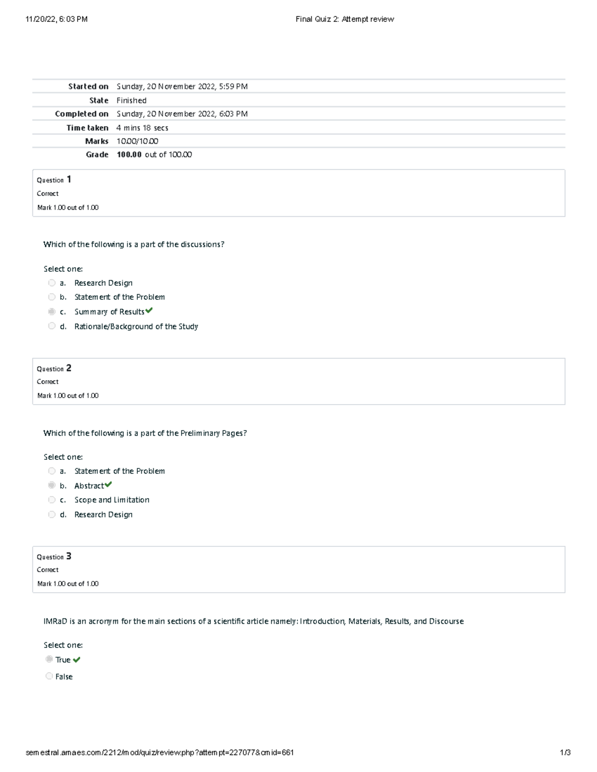 CONTEMPORARY WORLD Final Quiz 2 Attempt review - 11/20/22, 6:03 PM ...