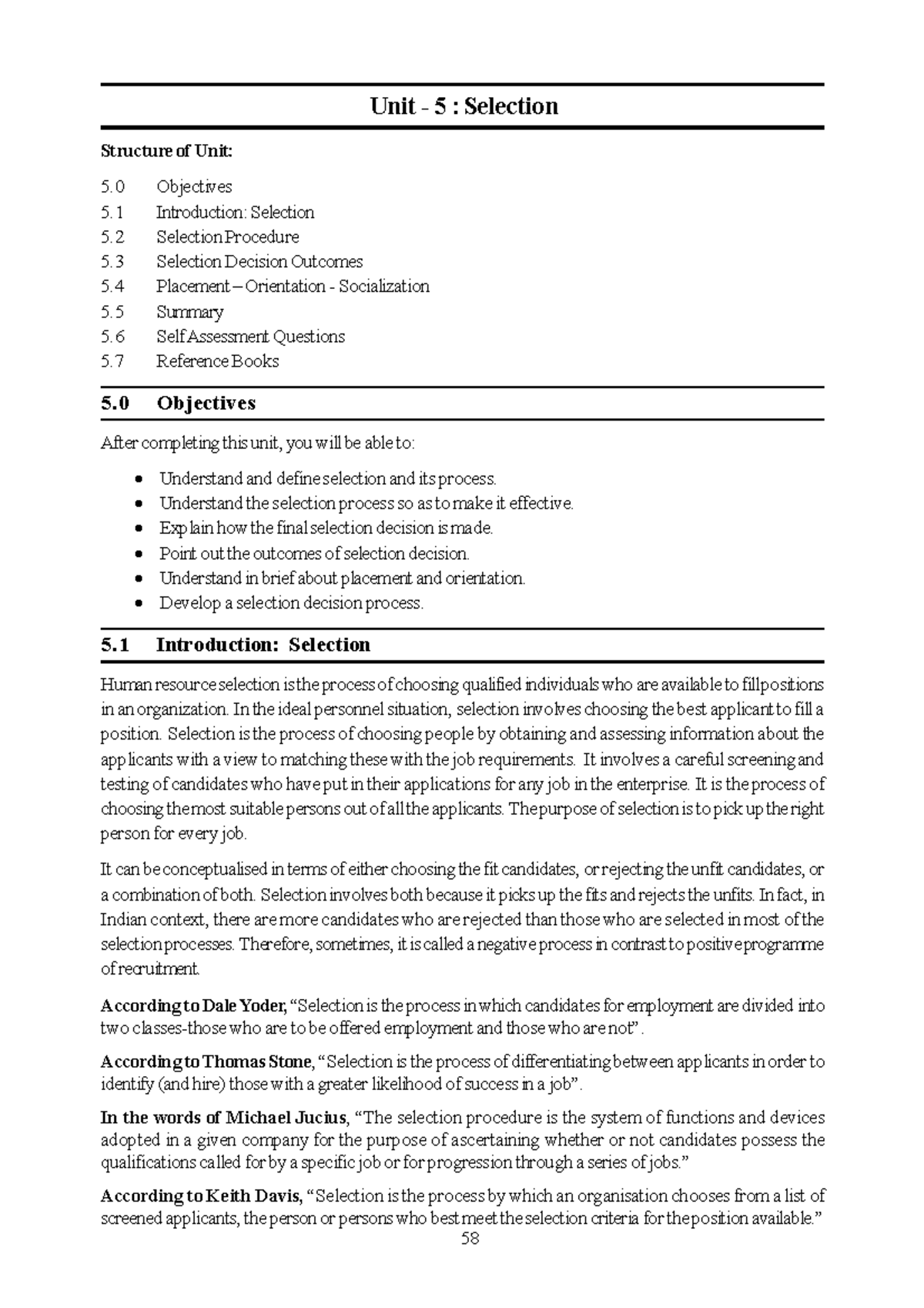 Hrm basic notes 58 69 - Human resource management - Unit - 5 ...
