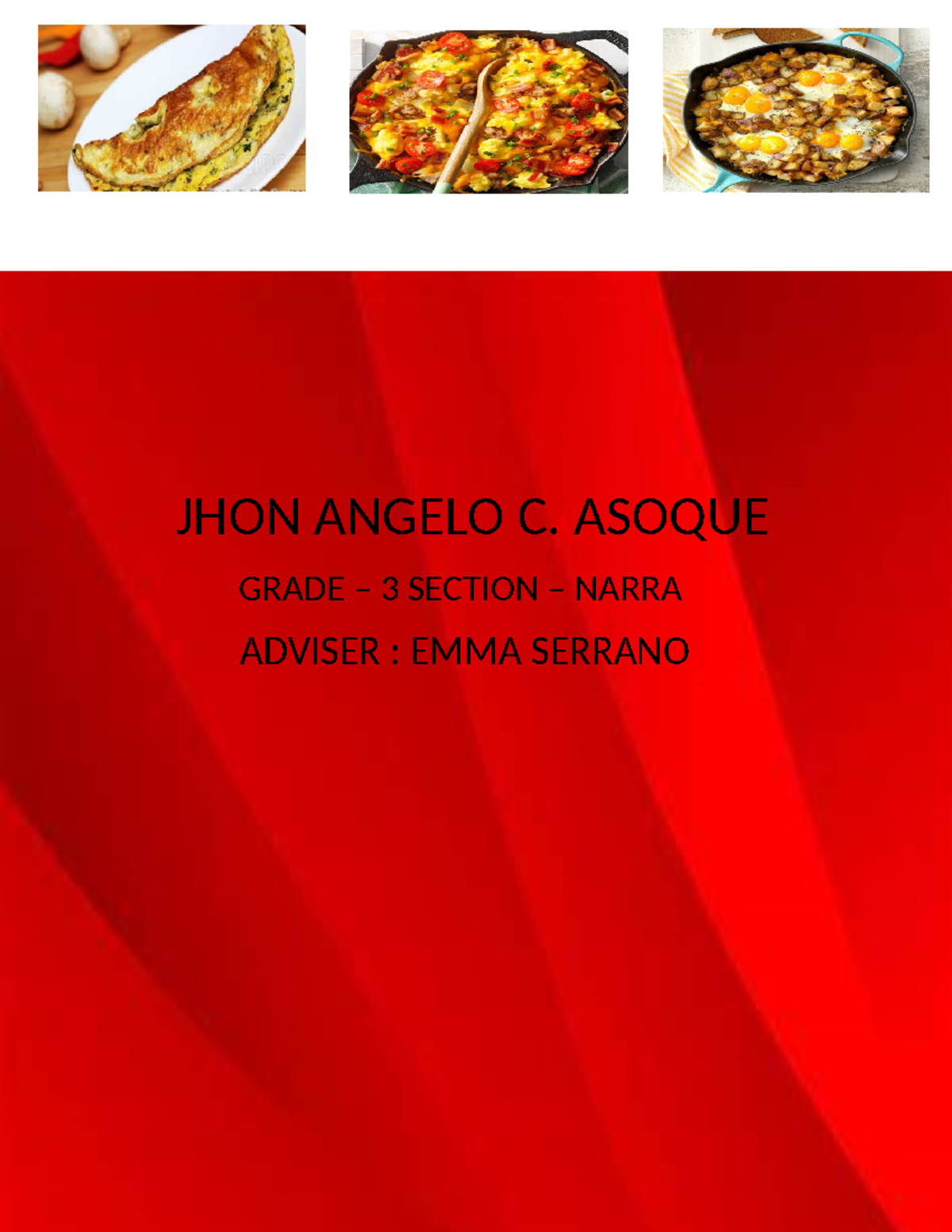 Eggsss - assignment - Physical educ shs g12 - JHON ANGELO C. ASOQUE ...