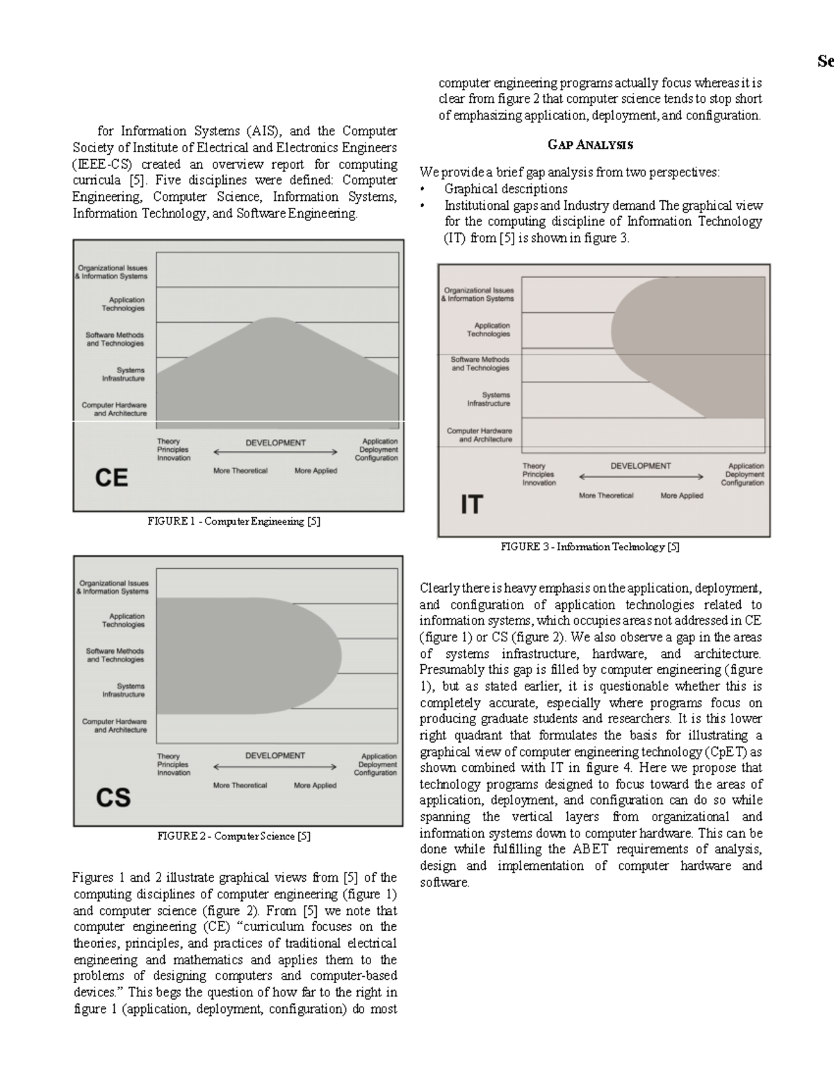 1531 AI Gap analysis - Se for Information Systems (AIS), and the ...
