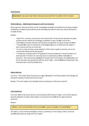 Collated Classics Essay Questions OCR - Classics Essay Plans World of ...