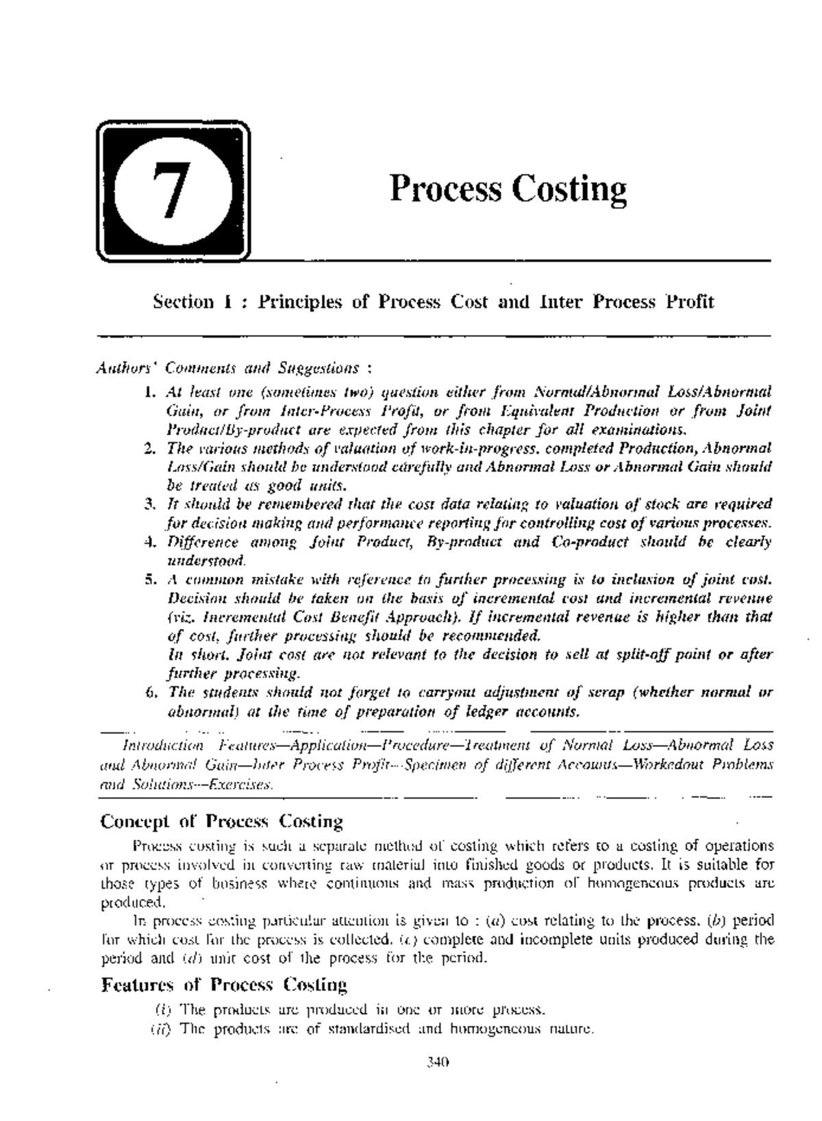 Theory and Practice of Cost Management Accountancy-121 - Process ...