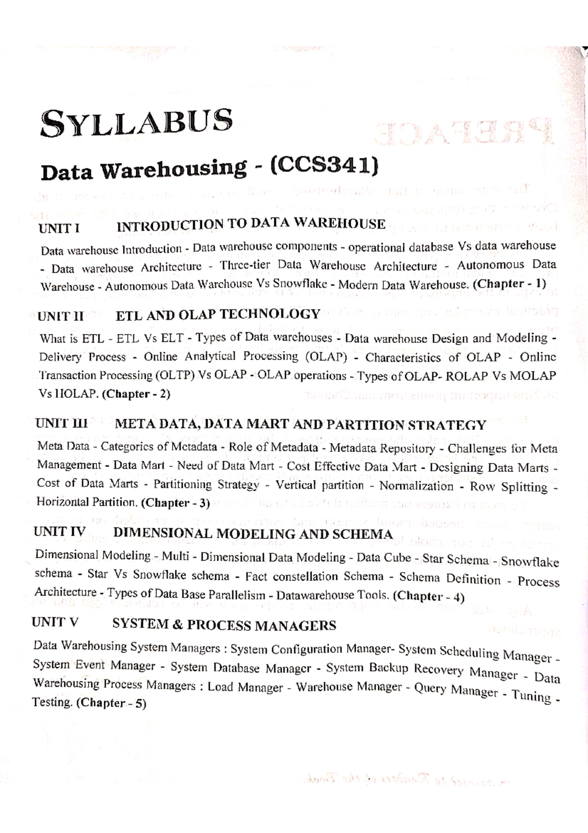 DW UNIT 1 - data warehouse - Studocu