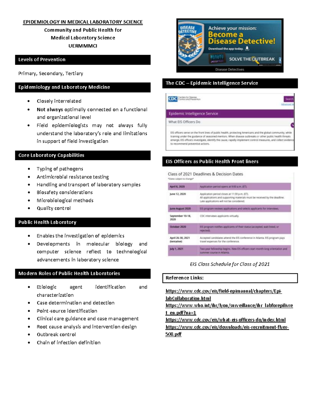 Epidemiology IN MLS - EPIDEMIOLOGY IN MEDICAL LABORATORY SCIENCE ...