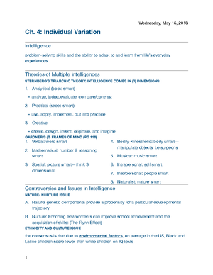 Ch 8 The Information Processing Approach - Ch: The Information ...