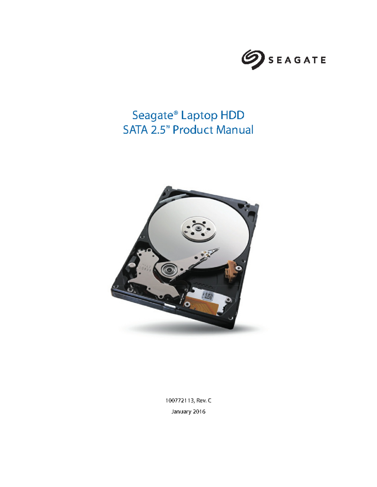 Sata - assignment - 100772113, Rev. C January 2016 Seagate® Laptop HDD ...