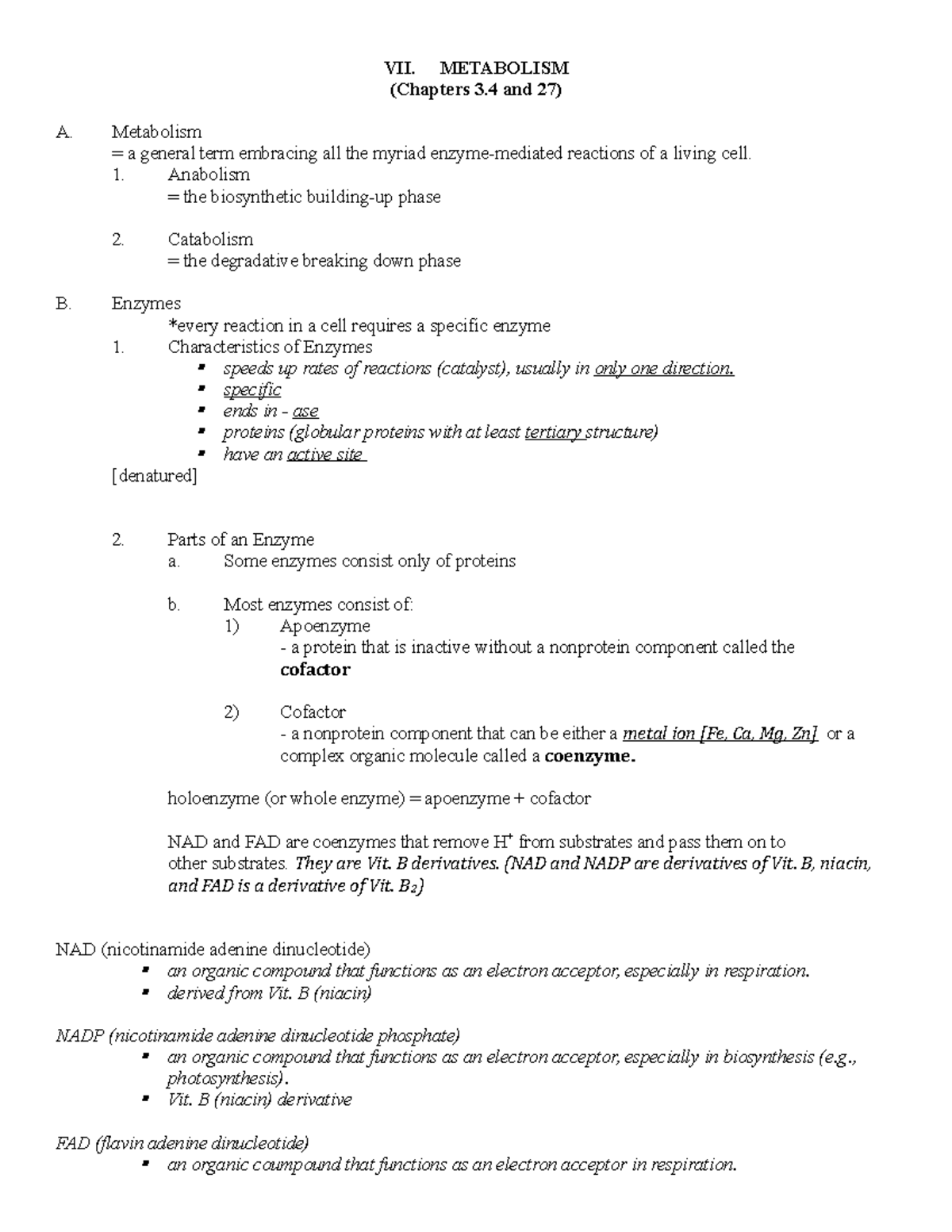 Quia Ap Chapter 8 An Introduction To Metabolism Detailed The Diagram ...