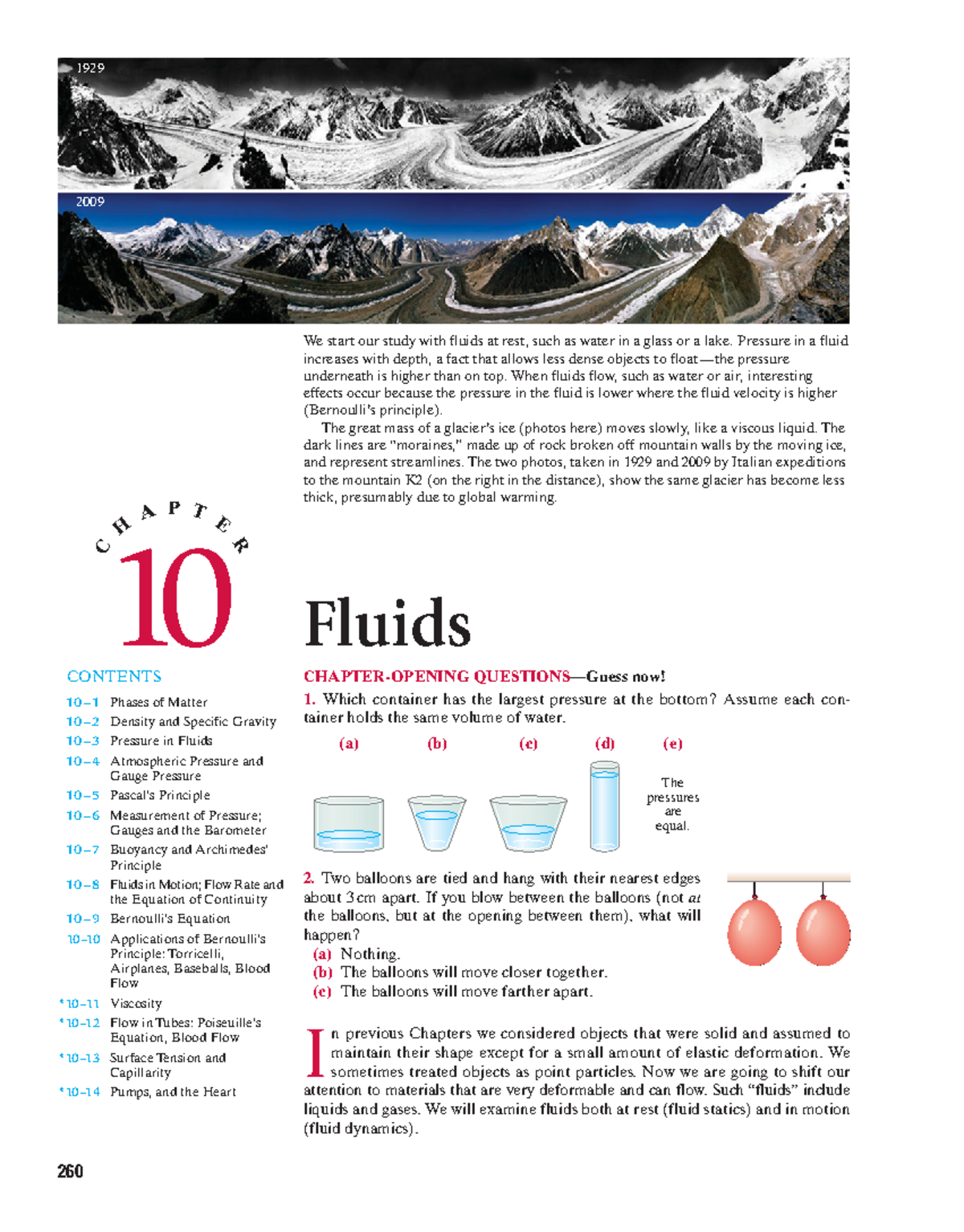 Pdf - Fluids - 260 CONTENTS 10–1 Phases of Matter 10–2 Density and ...