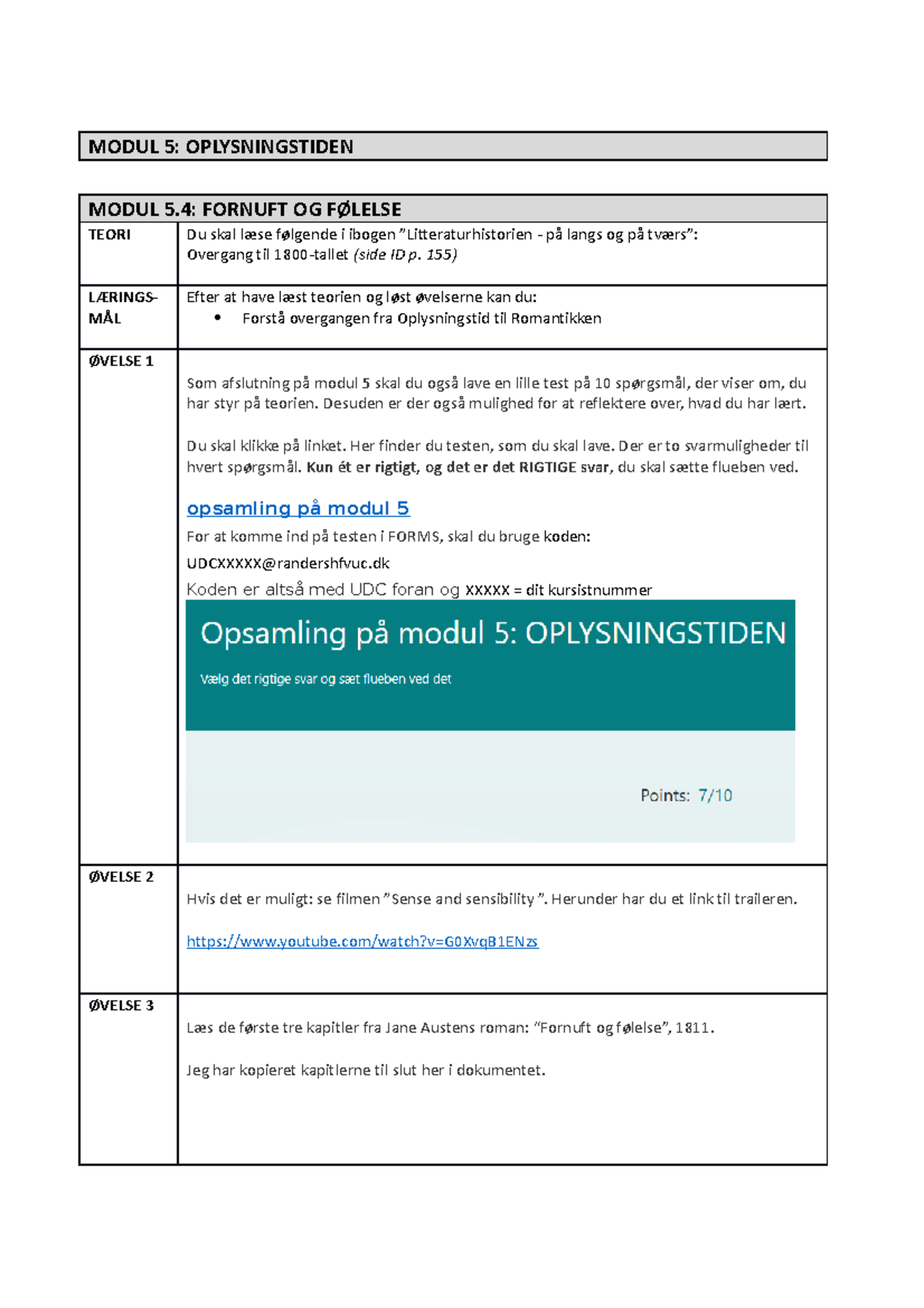 Modul 5.4(17) - dansk opgave - MODUL 5: OPLYSNINGSTIDEN MODUL 5 ...