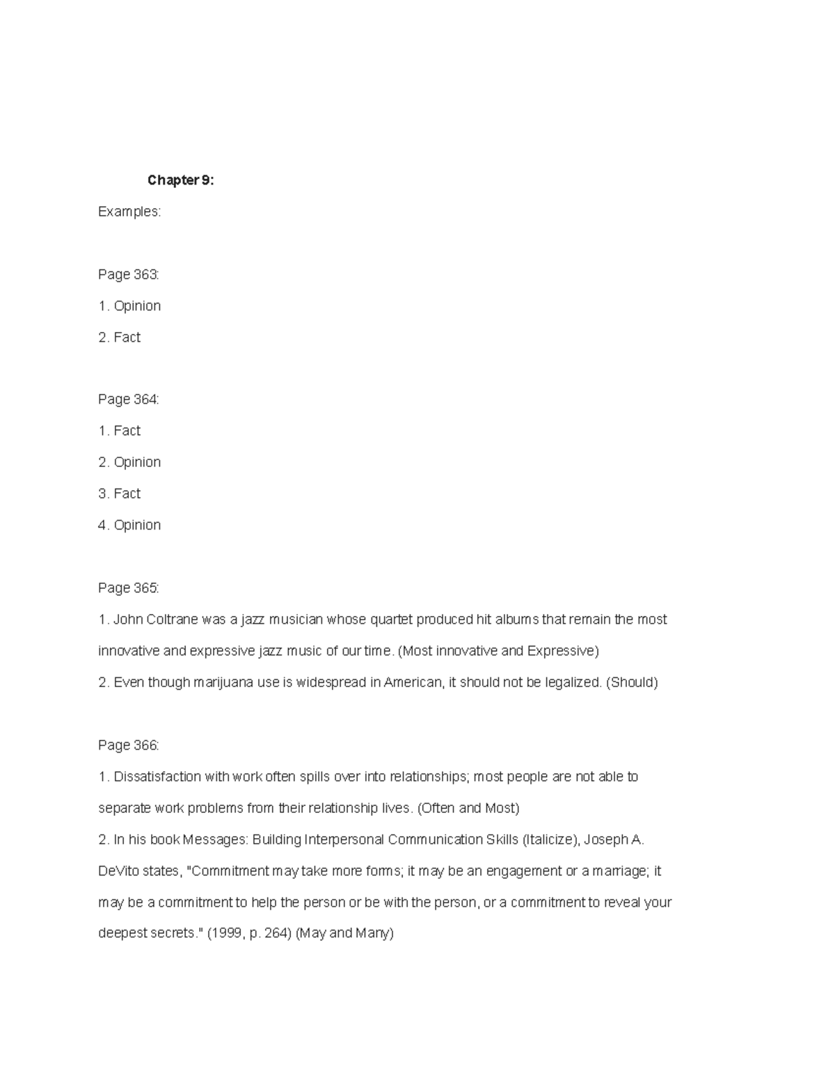 Examples Chapter 9 Examples Page 363 Opinion Fact Page 364 Fact examples-chapter-9-examples-page-363-opinion-fact-page-364-fact