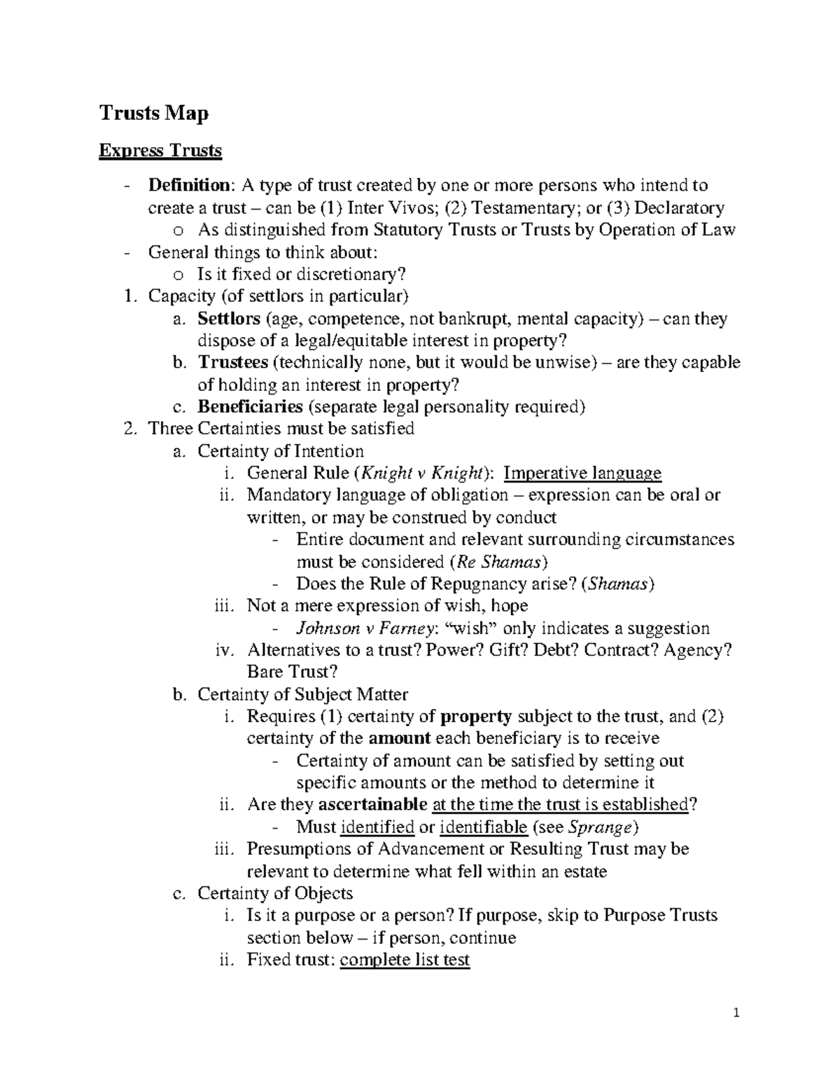 Trusts Map - Phillips Winter 2019 - Trusts Map Express Trusts ...